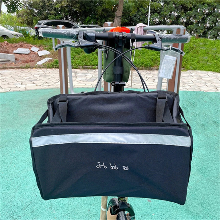 Litepro Basket Bag Front Shelf Carrier (Brompton/ Trifold / Pikes / 3S ...