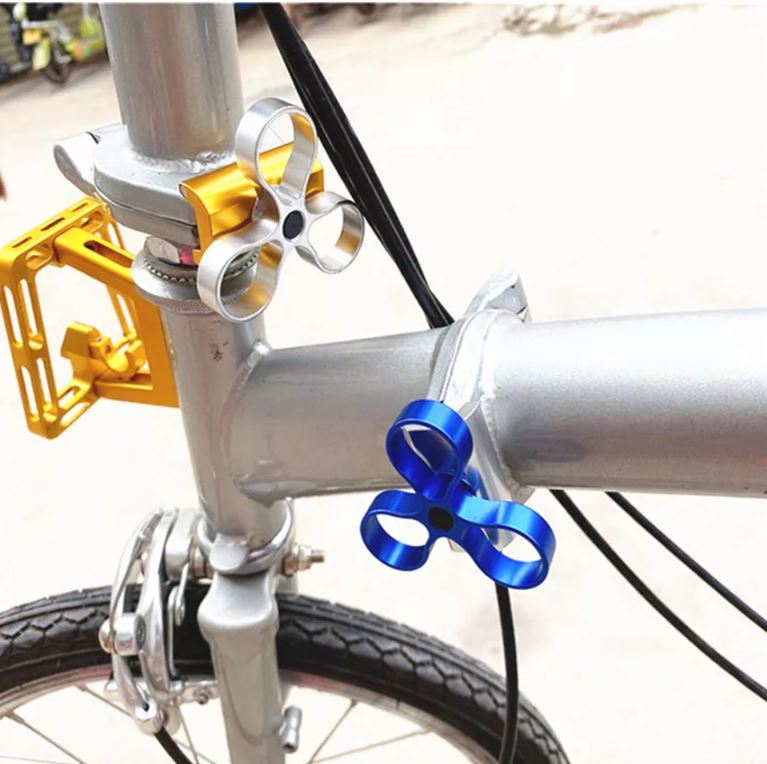 Litepro Aluminum Alloy Folding Bike Plum Blossom Faucet Knob (Brompton ...