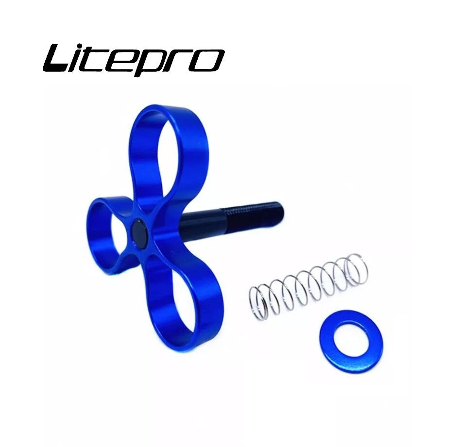 Litepro Aluminum Alloy Folding Bike Plum Blossom Faucet Knob (Brompton ...